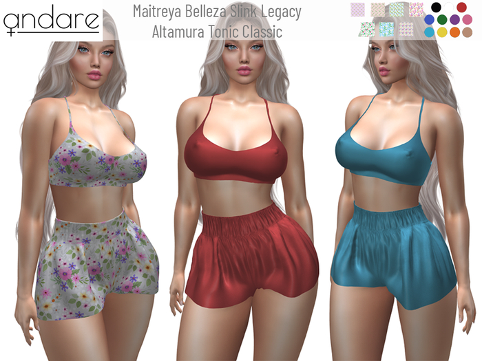 Second Life Marketplace Andare Janice Outfit Fatpack